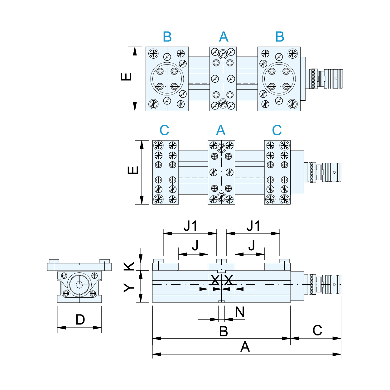 VDHV-FB/FM Double Lock Balance Jaw Hydraulic Vise > Safeway-Vise Taiwan